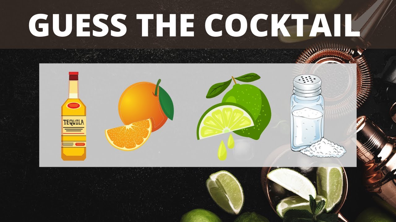 Guess The Cocktails by Ingredients | Emoji Challenge - YouTube