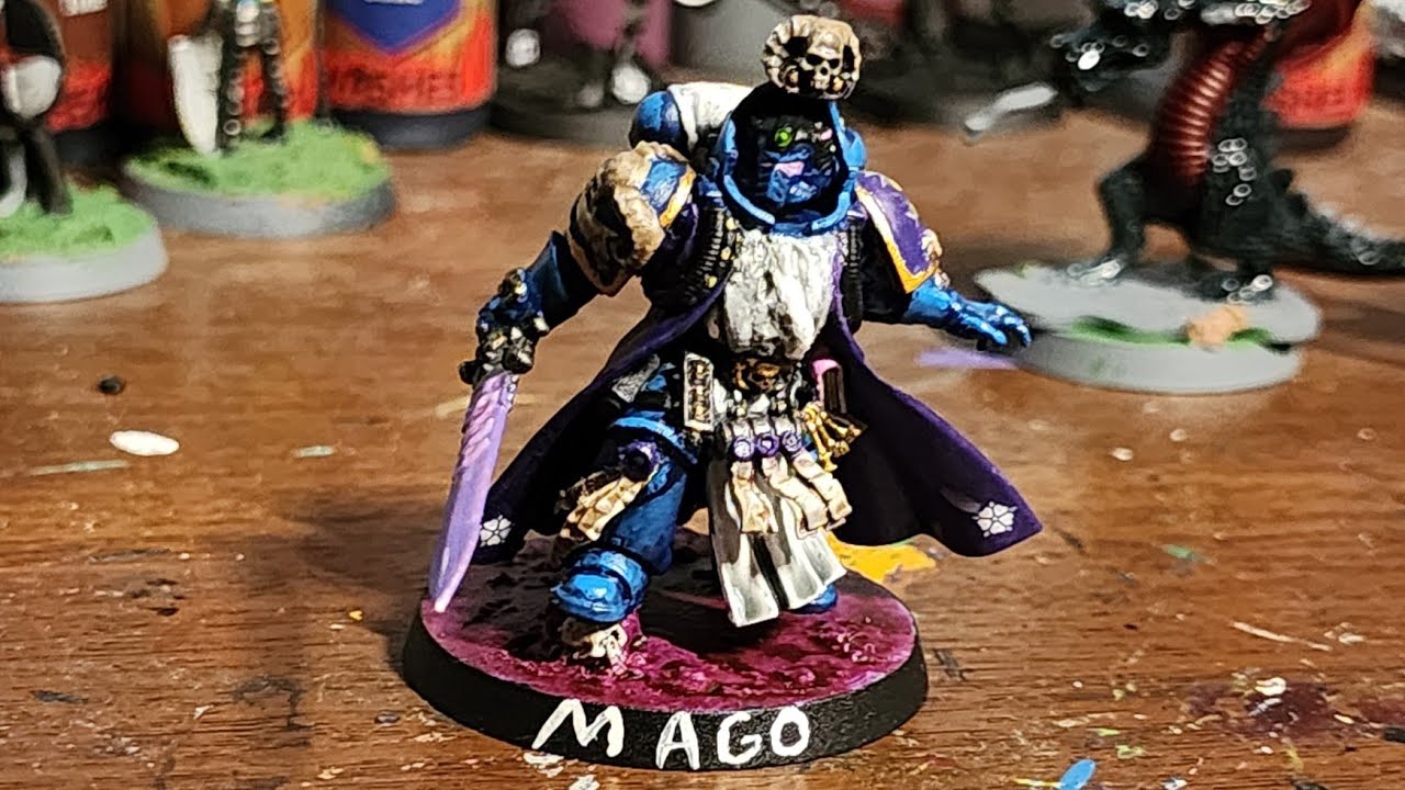 Warhammer 40k Kitbash Primaris Librarian - Brady Does Minis - YouTube