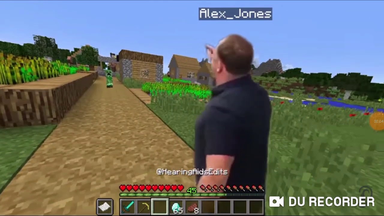 Alex Jones is bad at Minecraft - YouTube
