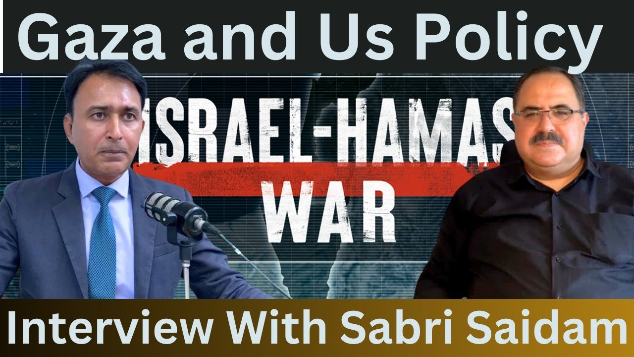 Exclusive Interview with Mr.Saidam Sabri on Gaza, Student Protests ...