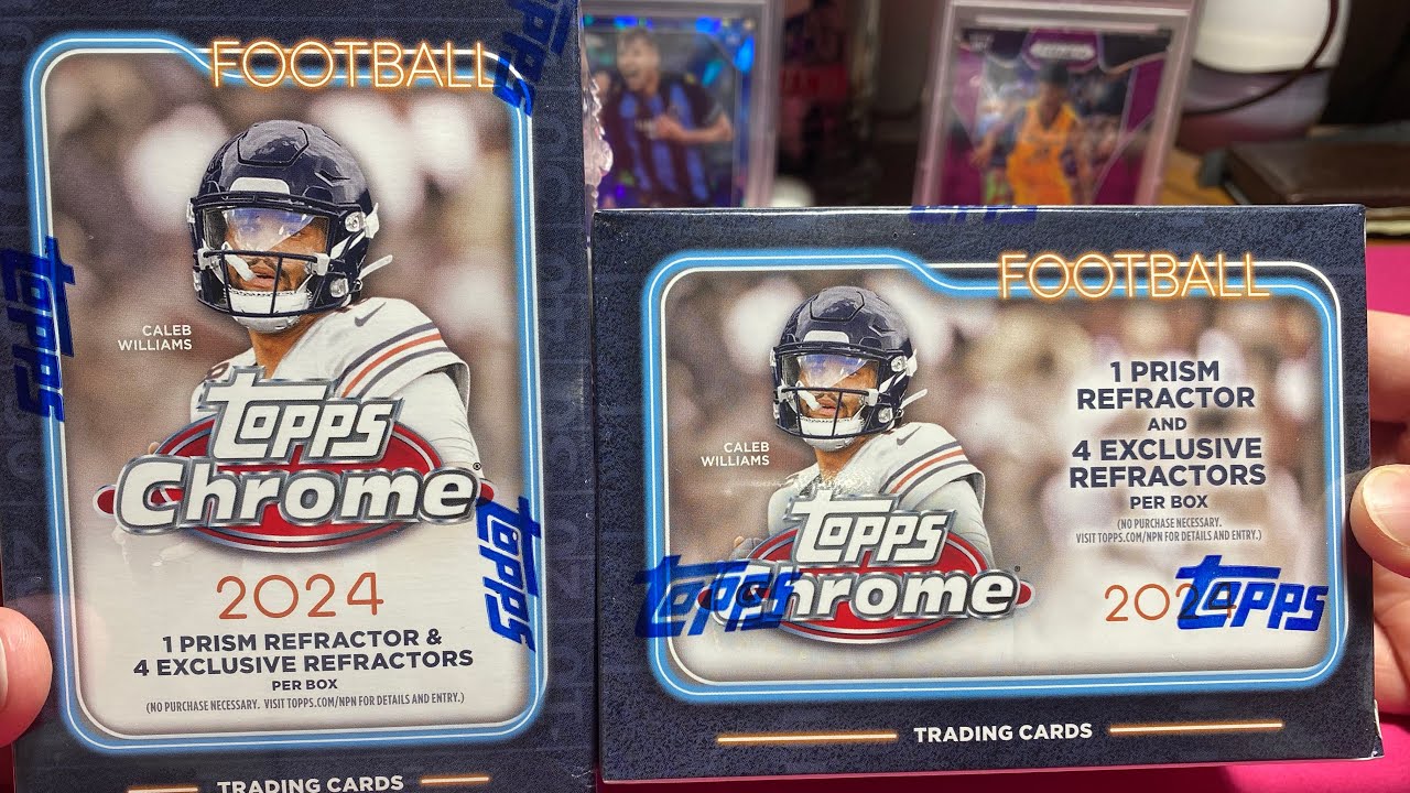 ROOKIE AUTO!!! 2024 Topps Chrome Football, Is Unlicensed Products Any ...