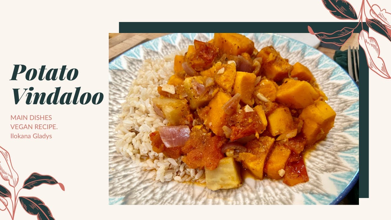 Potato Vindaloo/ Vegan Recipe/ Healthy Food - YouTube