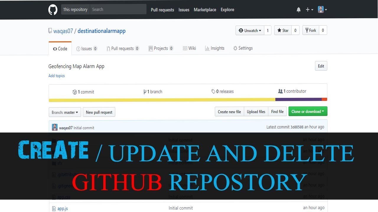 How To Create Edit And Delete Github Repository In Hindi / Urdu - YouTube