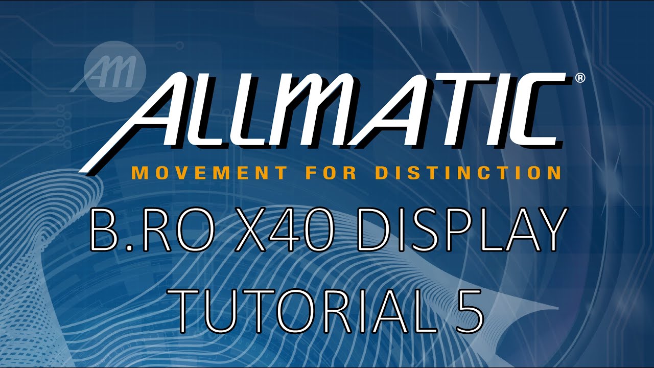 BROX40 Tutorial 5 - How to command a bascule door - YouTube