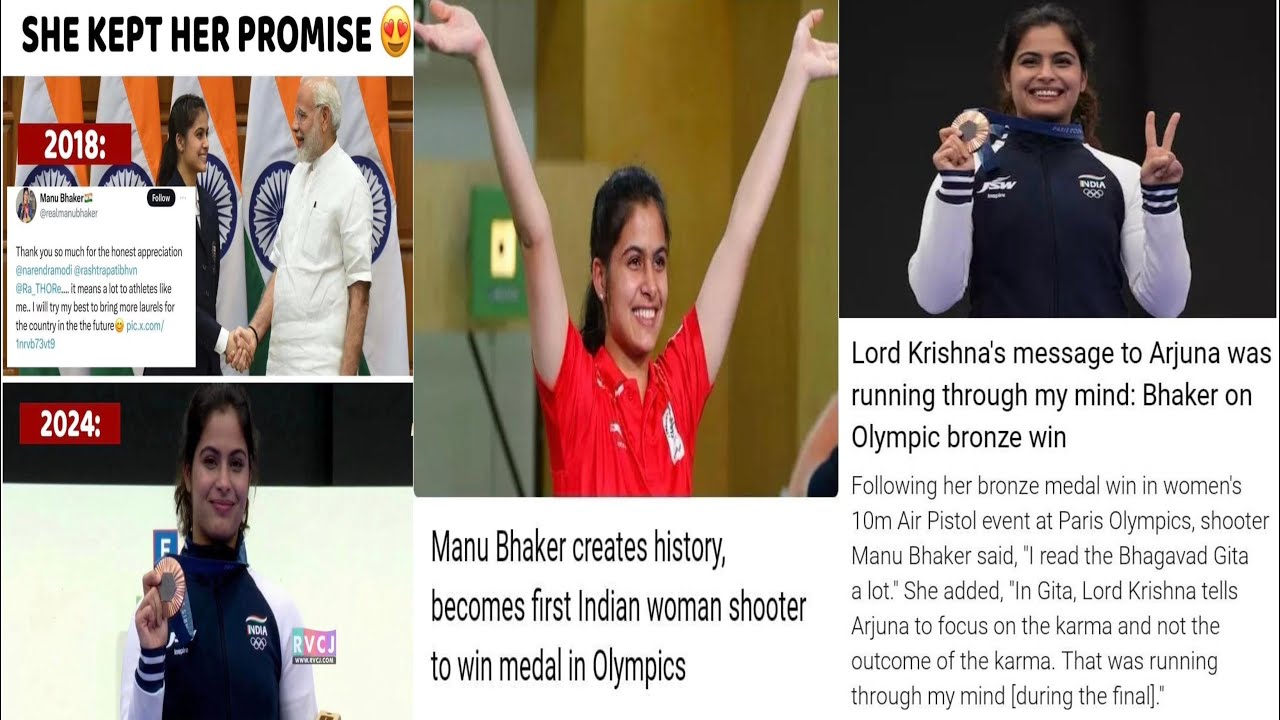 Manu creates history, won Paris Olympics bronze, misses silver ...