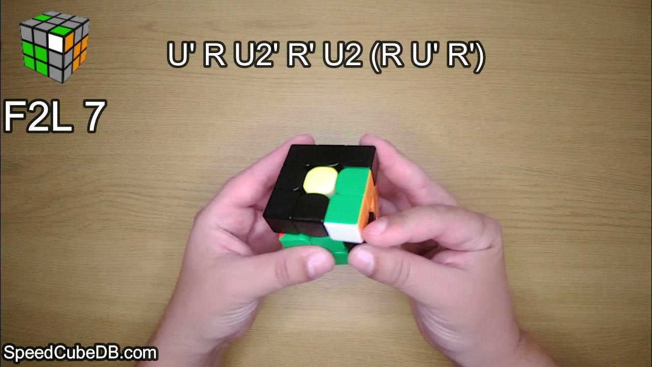 F2L Algorithms, FR Slot - F2L 7 - YouTube
