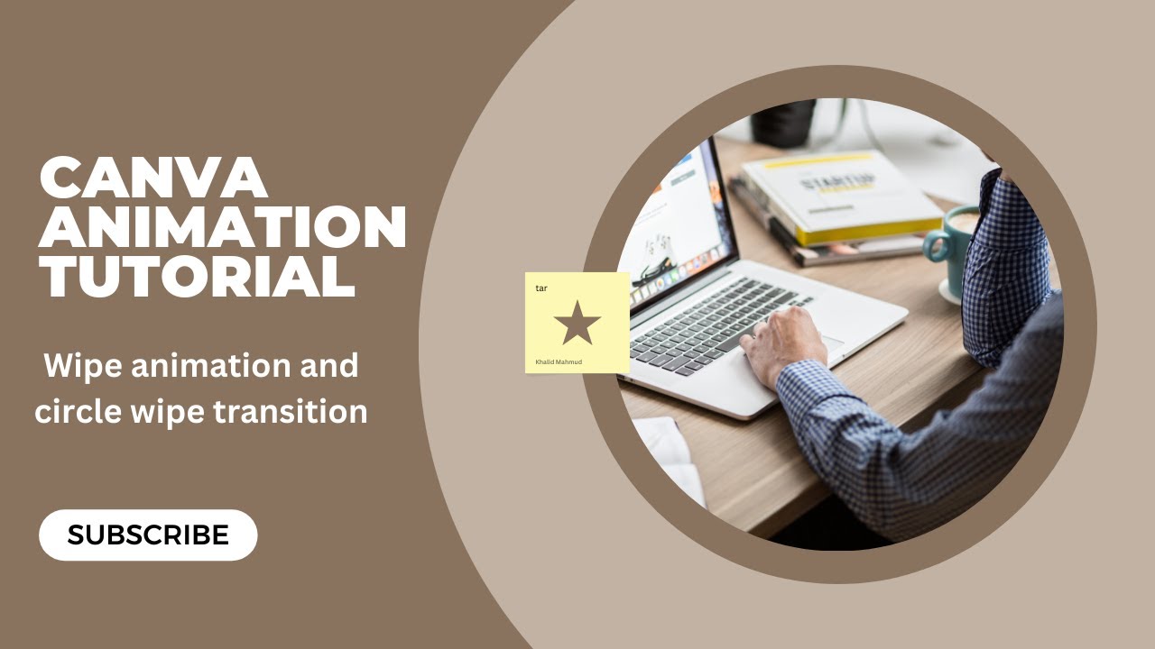 Canva animation Tutorial : Wipe animation and circle wipe transition ...