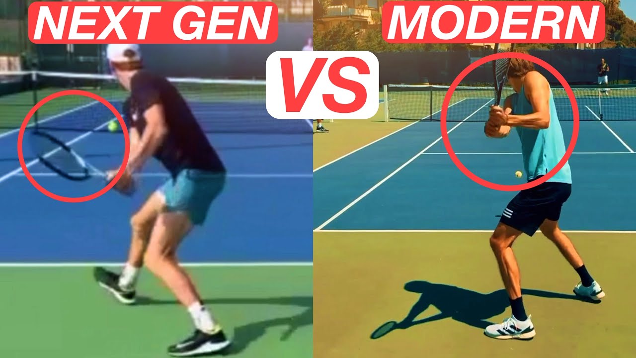 Next Gen vs Modern vs Classic Two-Handed Backhand Technique - YouTube