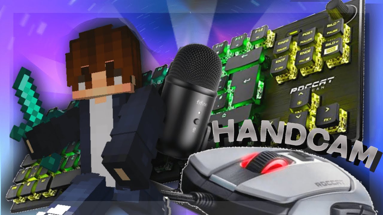 *HACKUSATED* Keyboard and Mouse Sounds ASMR (Handcam) | Solo Hypixel Bedwars - YouTube