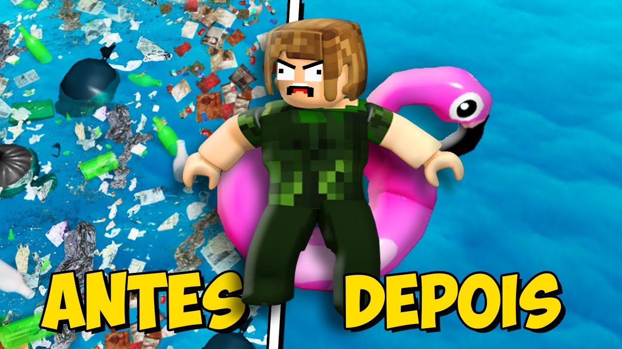 LIMPAMOS o OCEANO INTEIRO do Roblox - YouTube