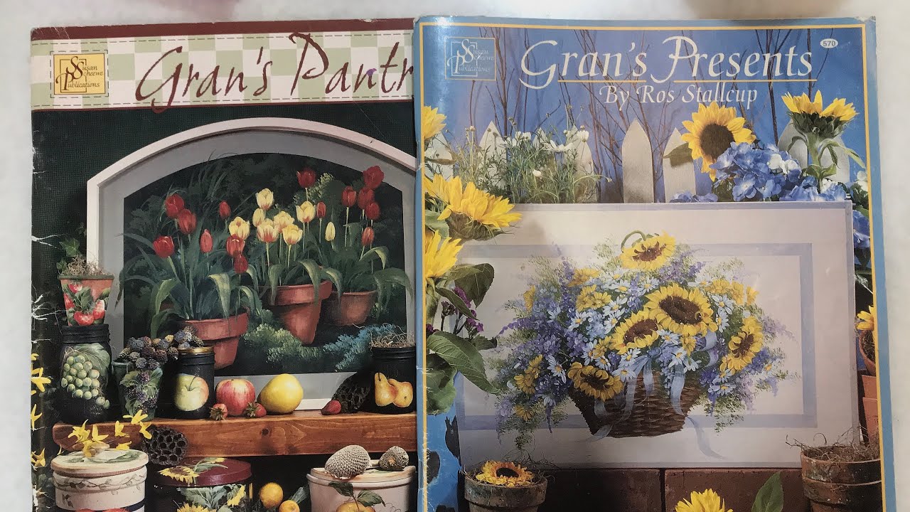 #FolkArtPanting鄉村彩繪 《Sharing nice Painting Books by Ros Stallcup》【家饰彩绘书 ...