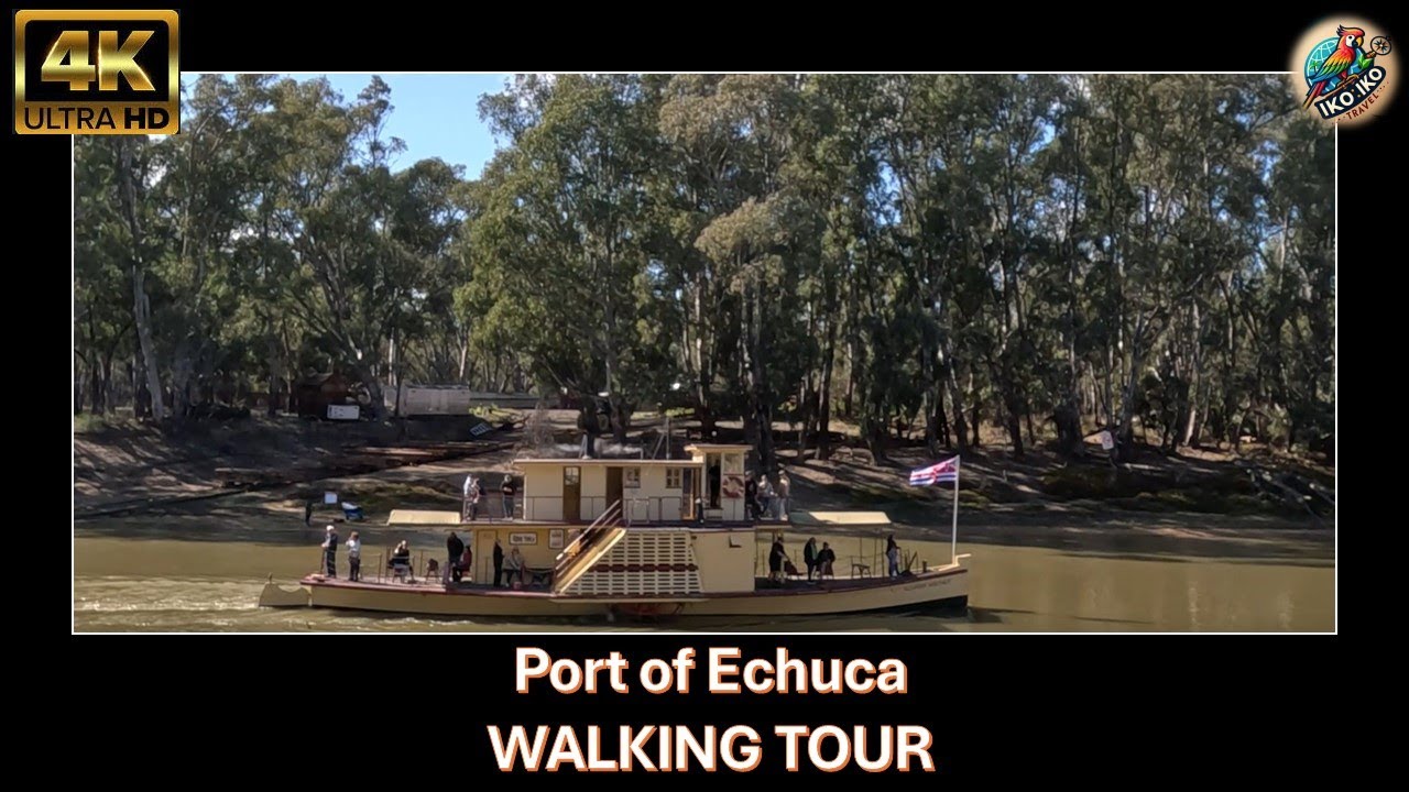 🟡 Port of Echuca - Victoria Australia - 4K Walking Tour - YouTube