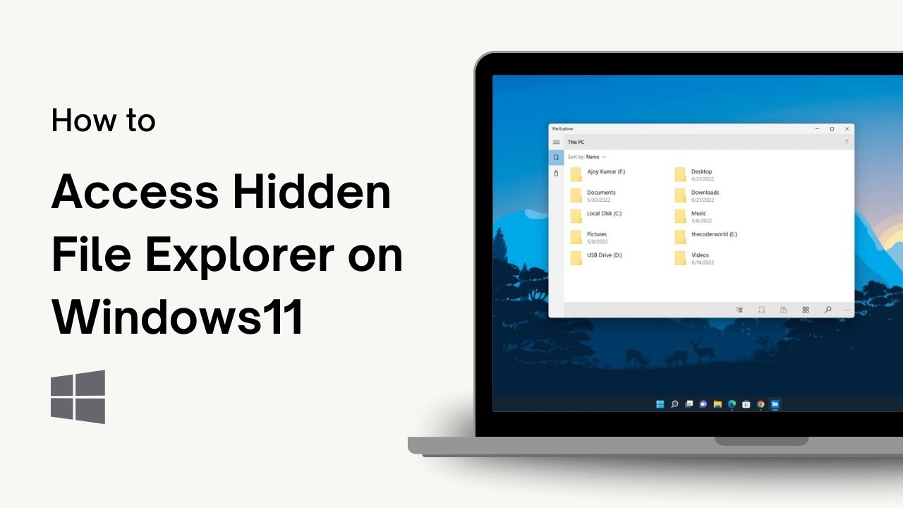 How to Access the Hidden File Explorer on Windows11 - YouTube