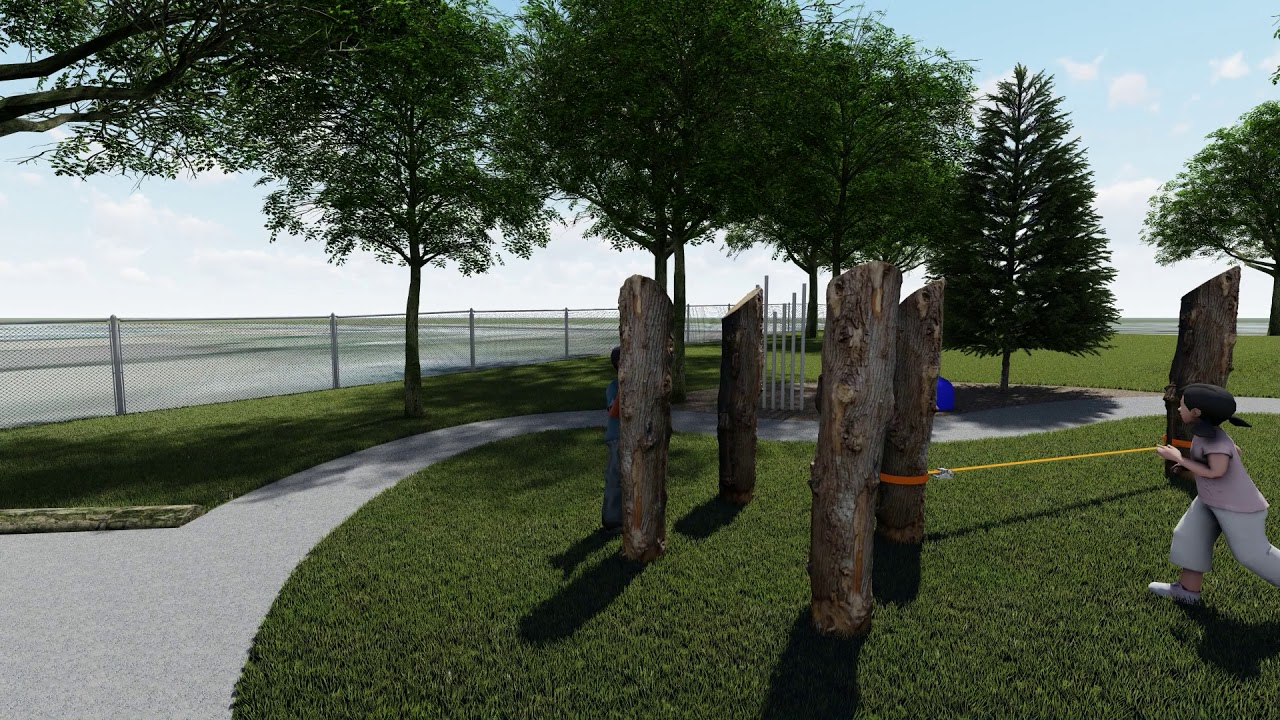 Bienenstock Natural Playgrounds - Bready School - YouTube