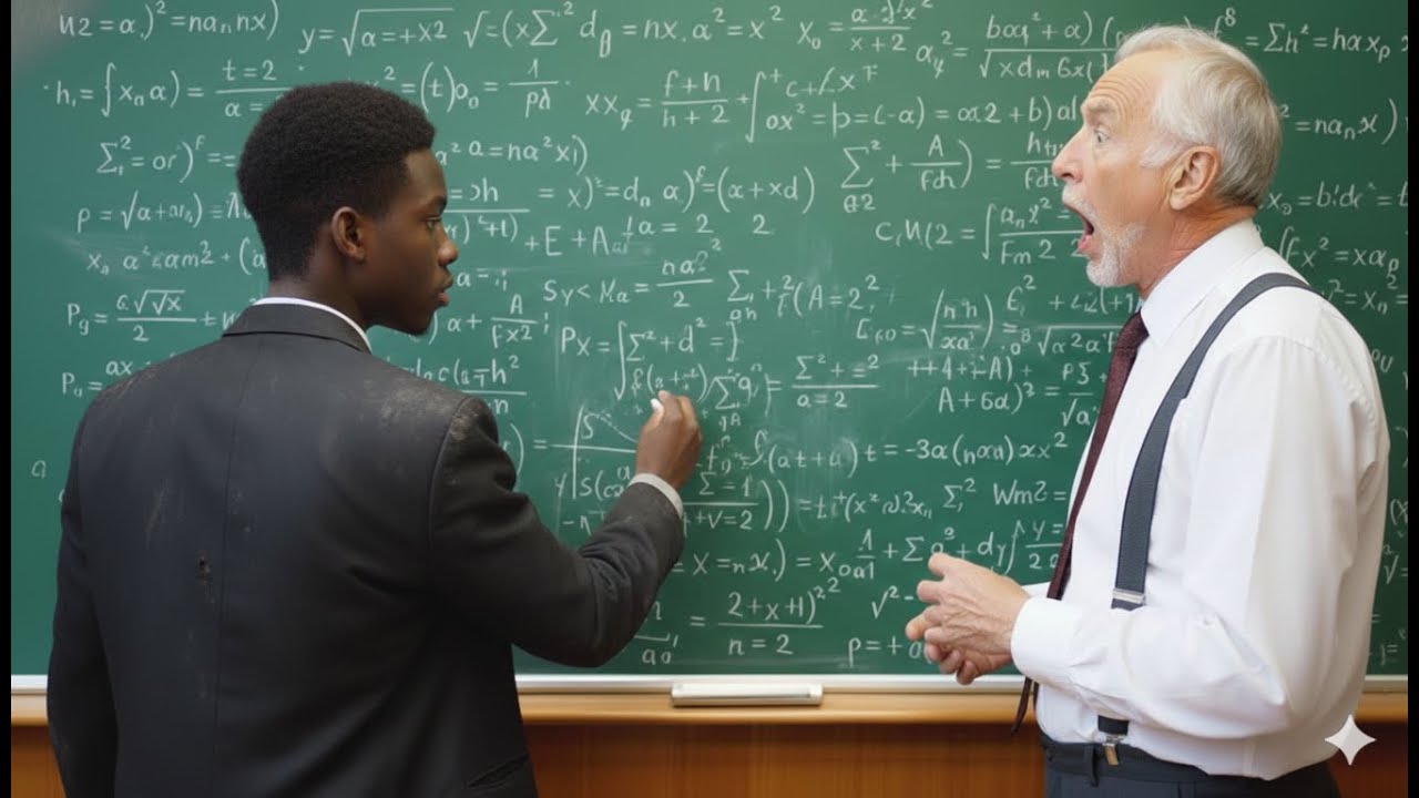 Math Professor tries to intimidate a Black Student—But He is a Genius ...