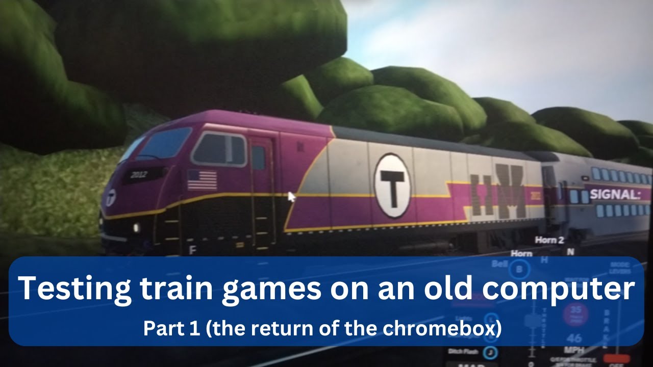 Testing train games on an old computer | Part 1 - YouTube