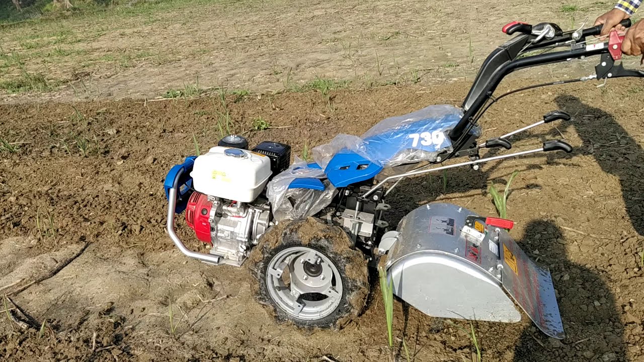 बीसीएस पावर टिलर गन्ने के खेत मे (BCS POWER TILLER IN SUGARCANE ) - YouTube