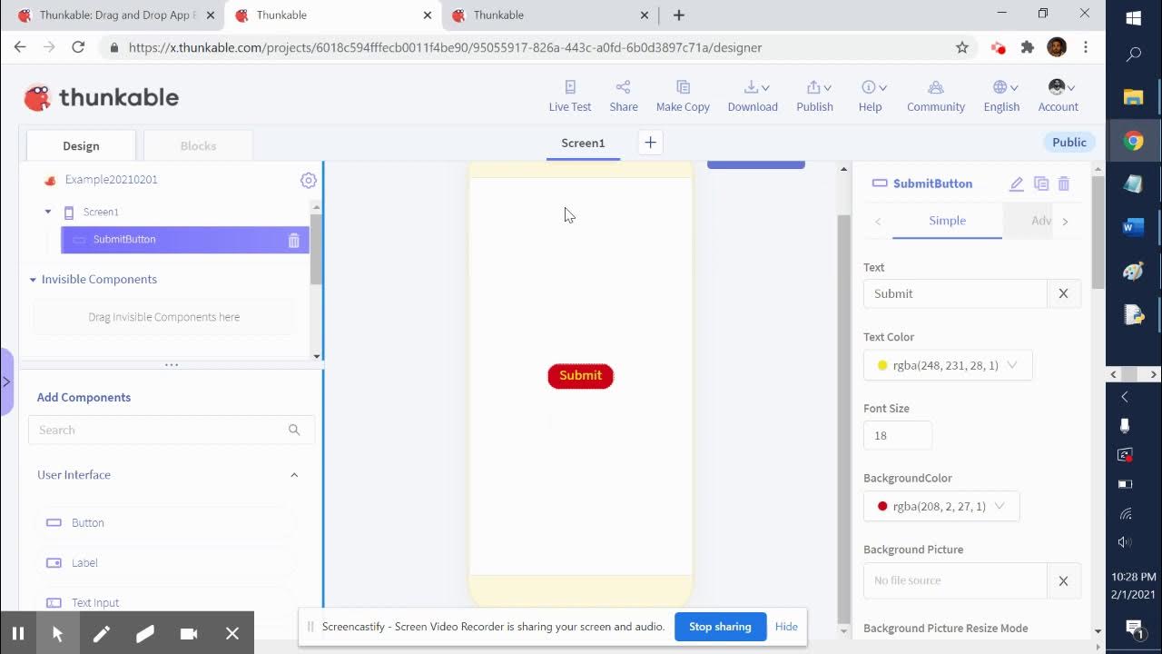 A Quick Intro To Thunkable For Beginners | iOS & Android Apps With Thunkable - YouTube