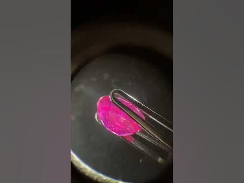 Gemstone Under Microscope - Ruby - YouTube