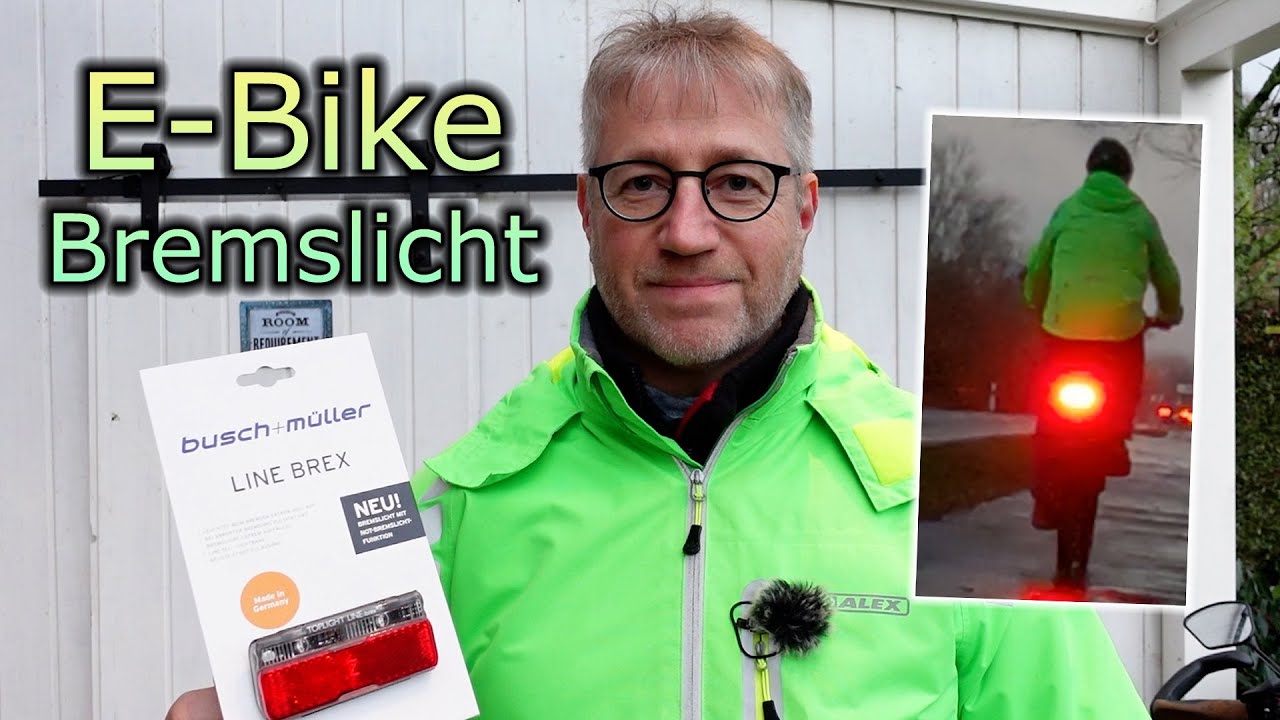 E-Bike Bremslicht kinderleicht selber montieren | Busch + Müller Line Brex - YouTube