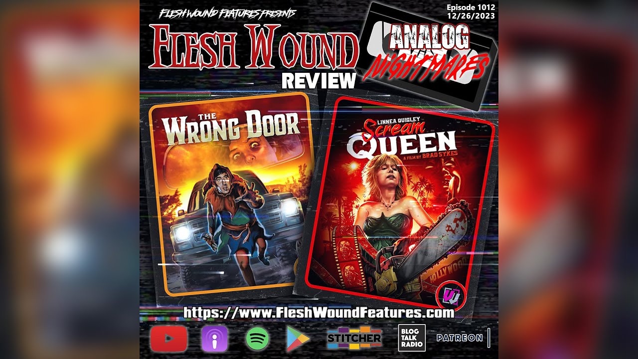 SCREAM QUEEN | THE WRONG DOOR | Review | Flesh Wound HORROR | Analog ...