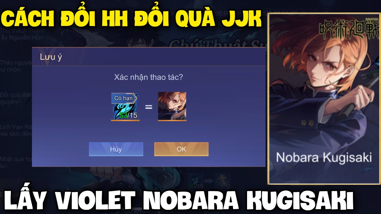 Liên Quân | Cách Đổi HH Đổi Quà JJK Lấy Violet Nobara Miễn Phí Mới Nhất ...