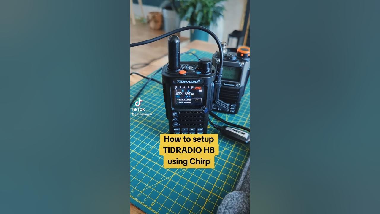 How to program TIDRADIO H8 using Chirp. #hamradio #tidradio - YouTube