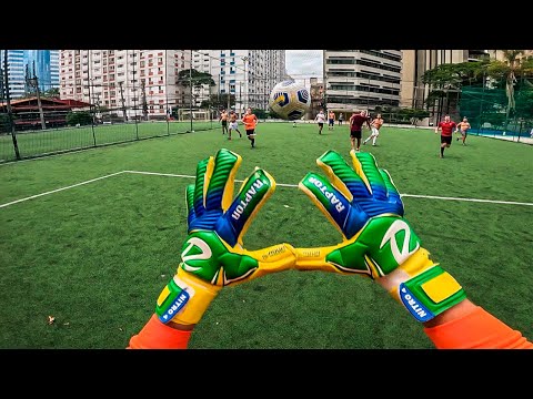 Como é a rotina de um Goleiro amador - JOGO NA VISÃO DA GOPRO