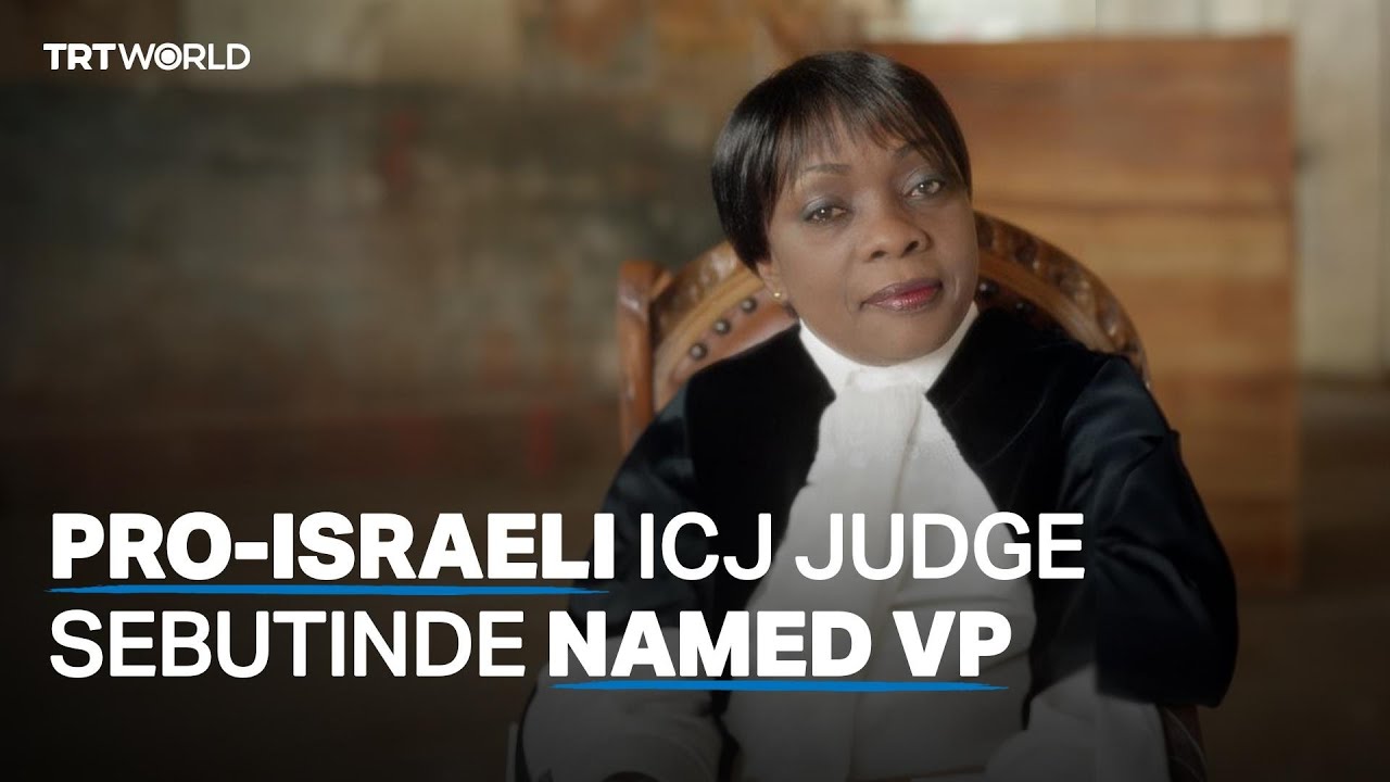 Judge who opposed ICJ measures against Israel elected VP - YouTube
