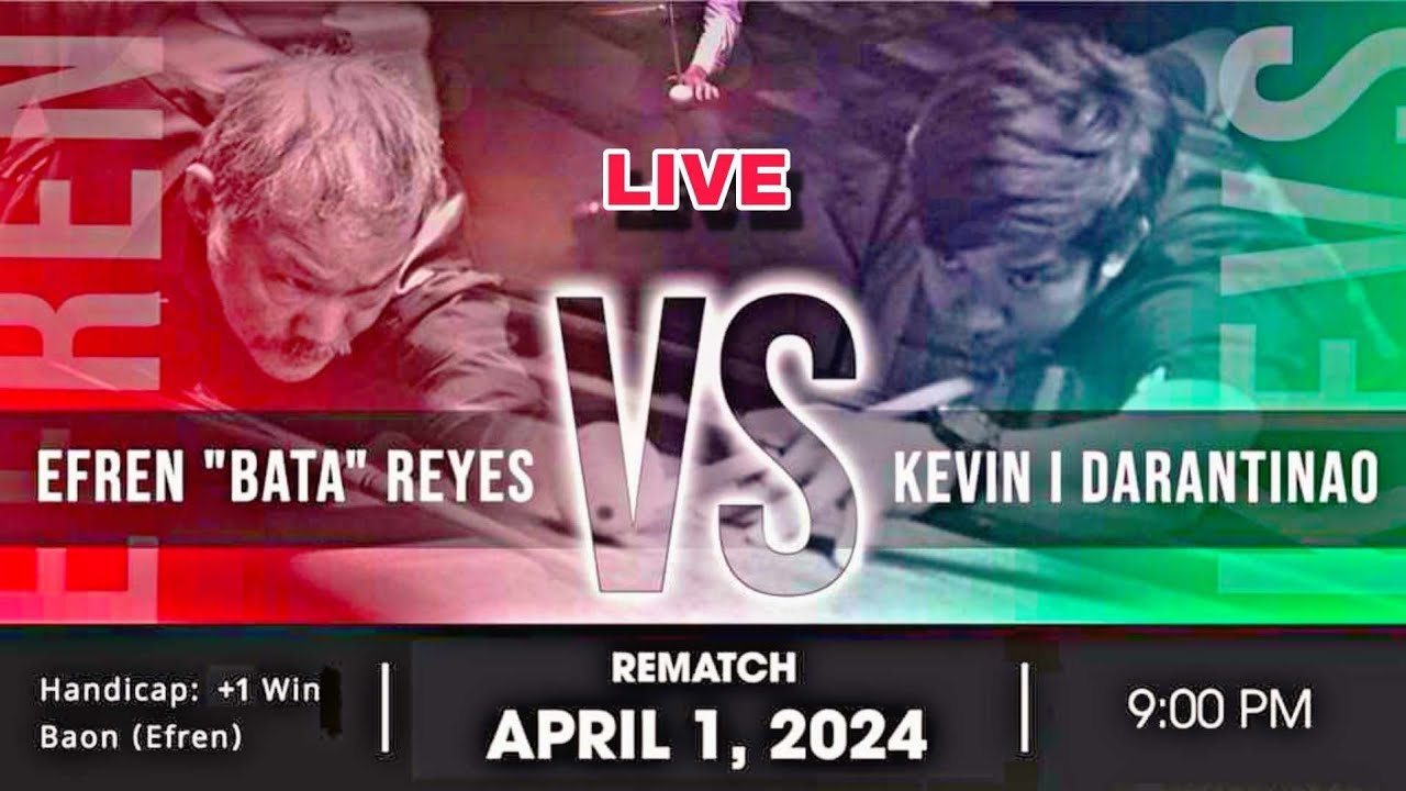 THE REMATCH | Efren Bata Reyes +1 Vs Kevin Laway | Race-19-20 - YouTube
