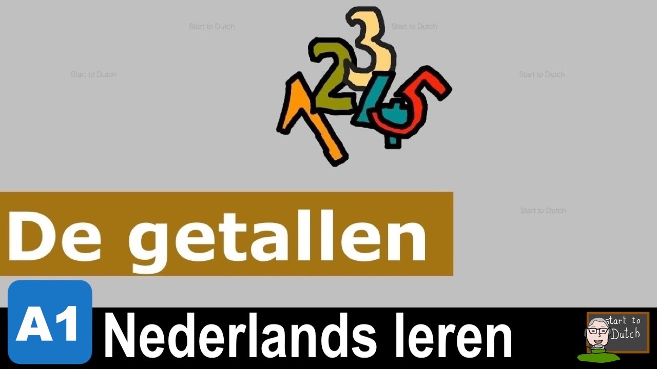 Getallen tot 100 - Nederlands leren - Learn Dutch Numbers - cijfers ...