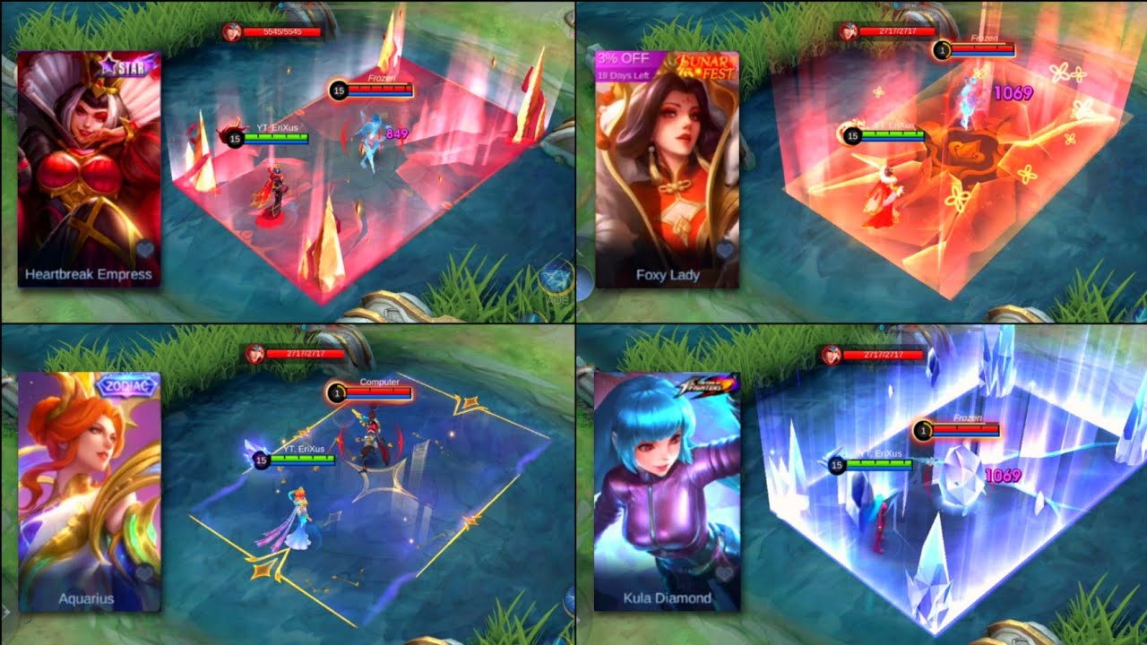 ALL NEW SKIN EFFECTS AURORA REVAMPED | MOBILE LEGENDS REVAMPED SKIN ...