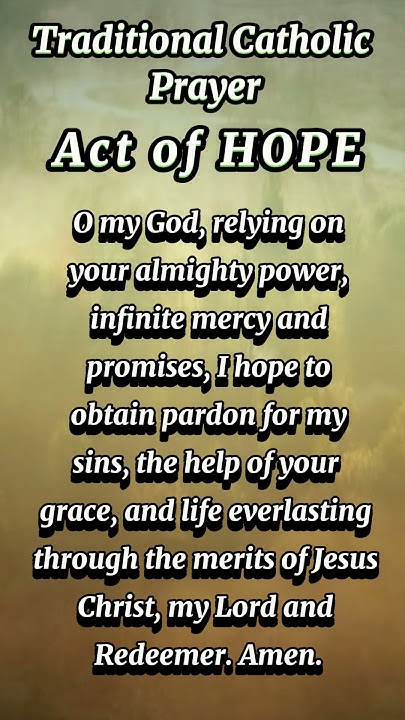 Act of Hope | God's Short Message - YouTube