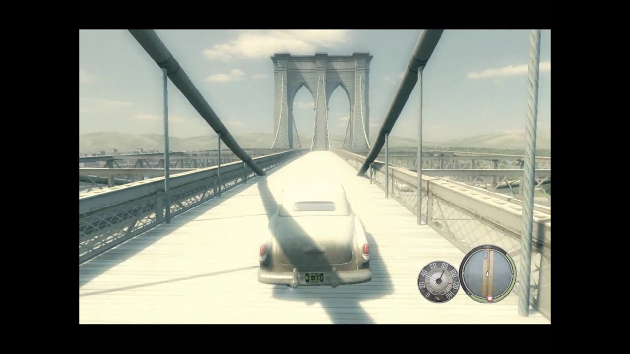 Mafia 2 - Berkley Kingfisher driven to the top of Grand Upper Bridge ...