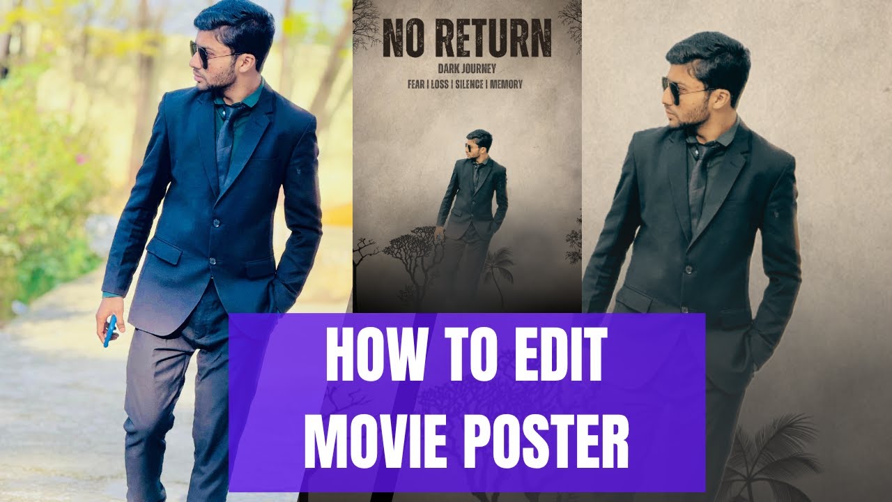 Movie Poster Edit In Canva......Cinematic Photo Editing | Canva - YouTube