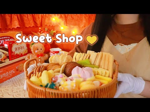 ASMR Cookie & Sweet Shop 🍪 | Feeding you, Taste test💕