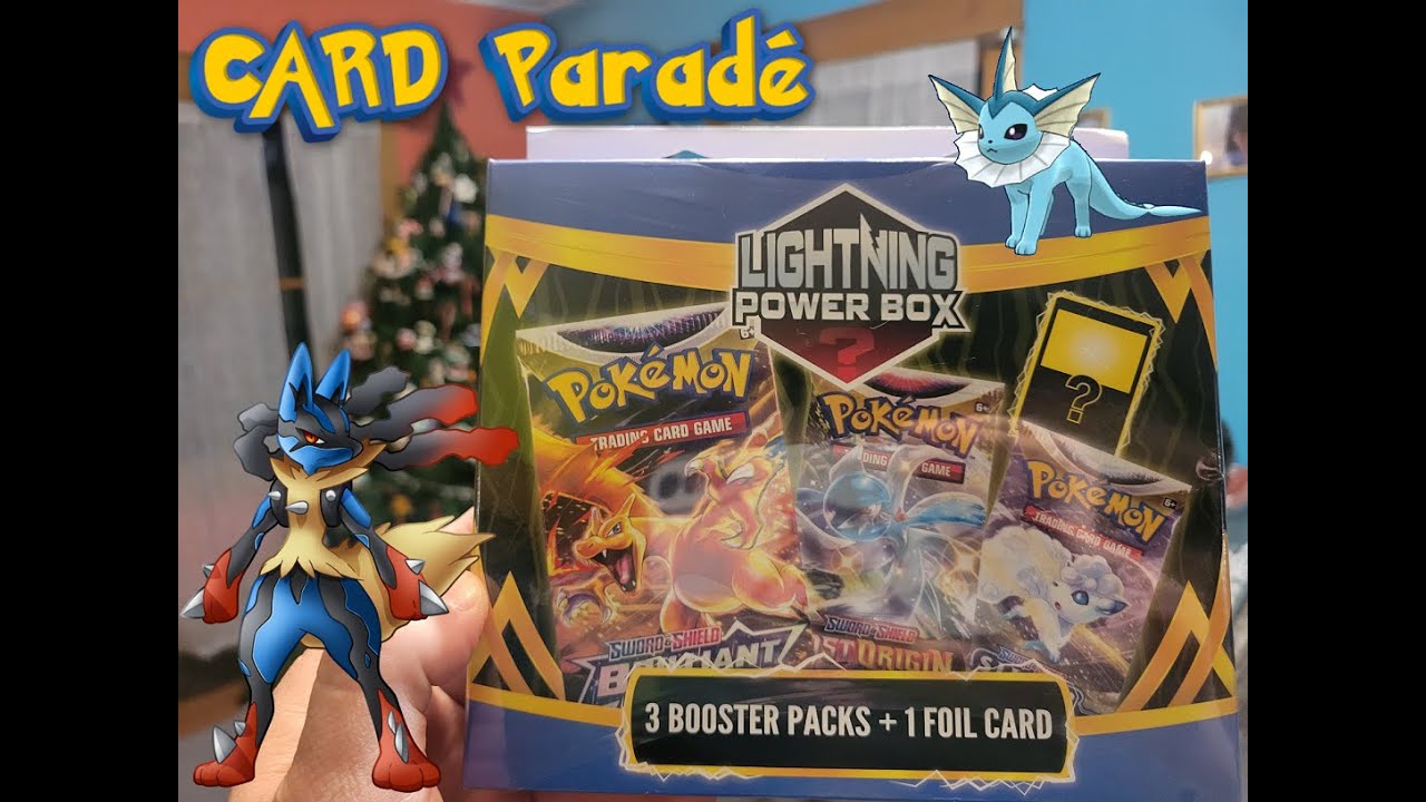 Ligthning Power Box Christmas Eve #unboxing #pokemoncards #ポケットモンスター ...