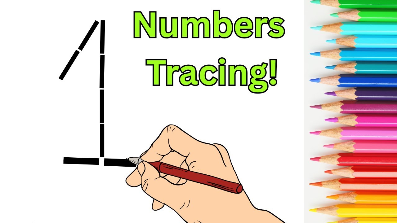 [ABC for kids] Learn Numbers for kids|Write Numbers along the dotted ...