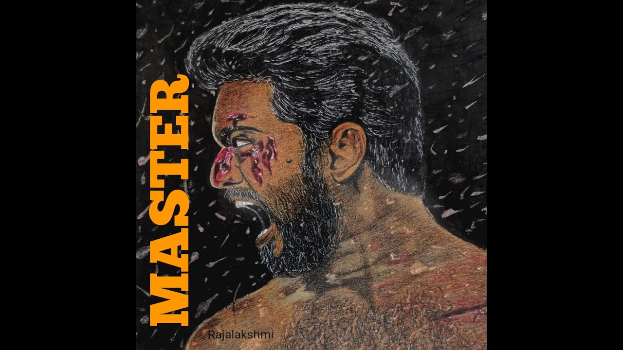 Color portrait of thalapathy's master third look poster... #Thalapathy ...