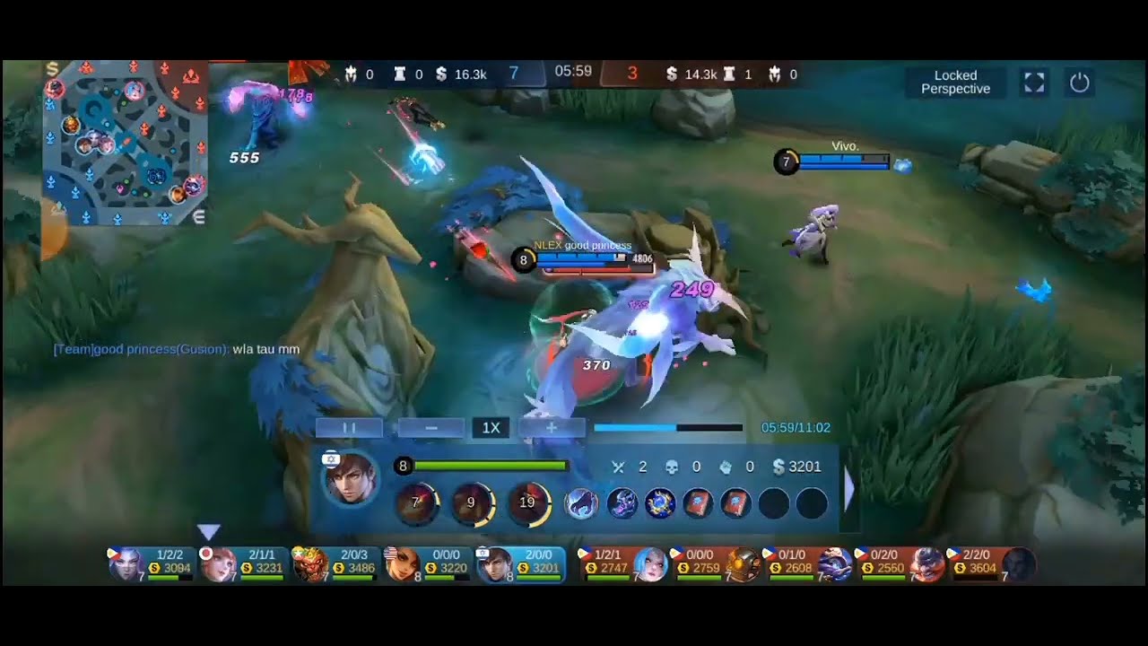 gusion play combo basic - YouTube