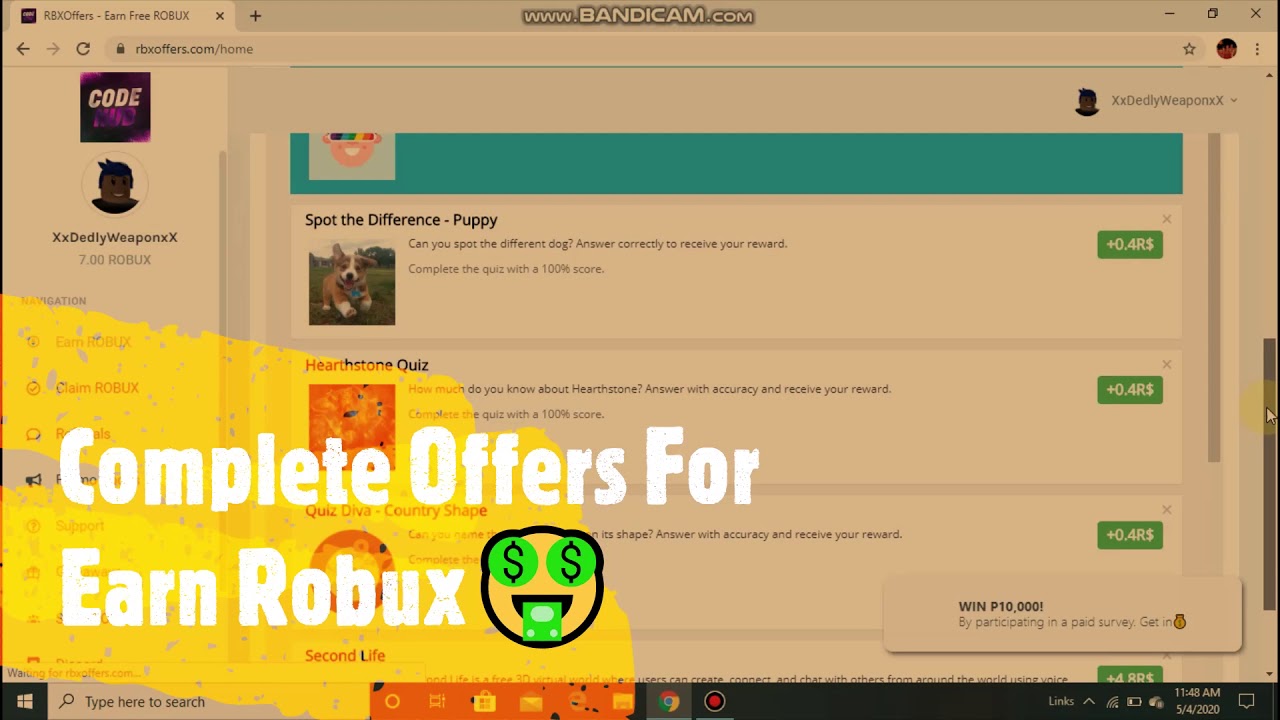 *NEW* PROMO CODES FOR RBXOFFERS IN MAY *2020* WORKING - YouTube