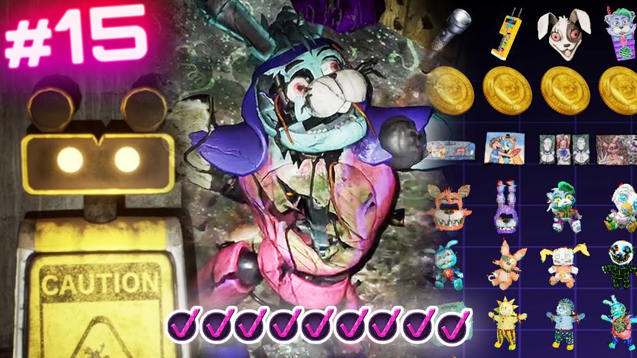 HALLO al ANIMATRÓNICO de GLAMROCK BONNIE + TODOS LOS COLECCIONABLES ...