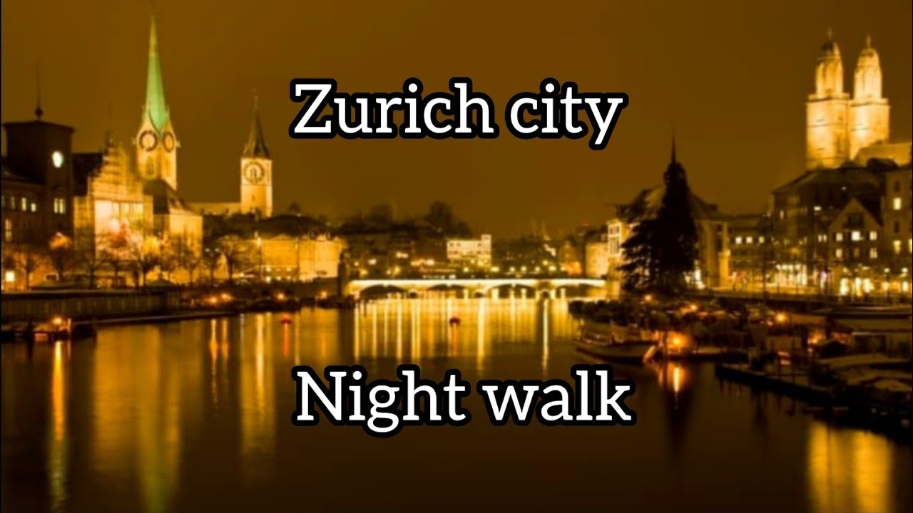Zurich - 4K - centre Bahnhofstrasse Switzerland - evening walk in ...