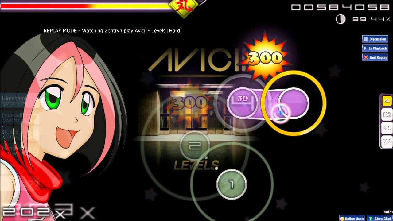 Osu! - Avicii - Levels [Hard] - YouTube