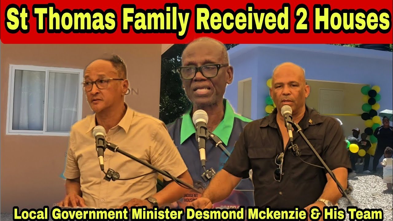 Hon Desmond McKenzie Handed Over 2 Indigent Houses To Family In Danvers ...