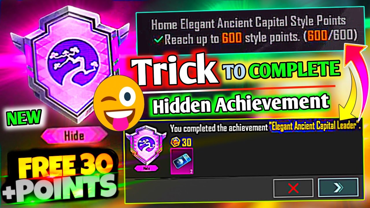 Easyway To Complete (Elegant Ancient) Hide Achievement | Complete ...