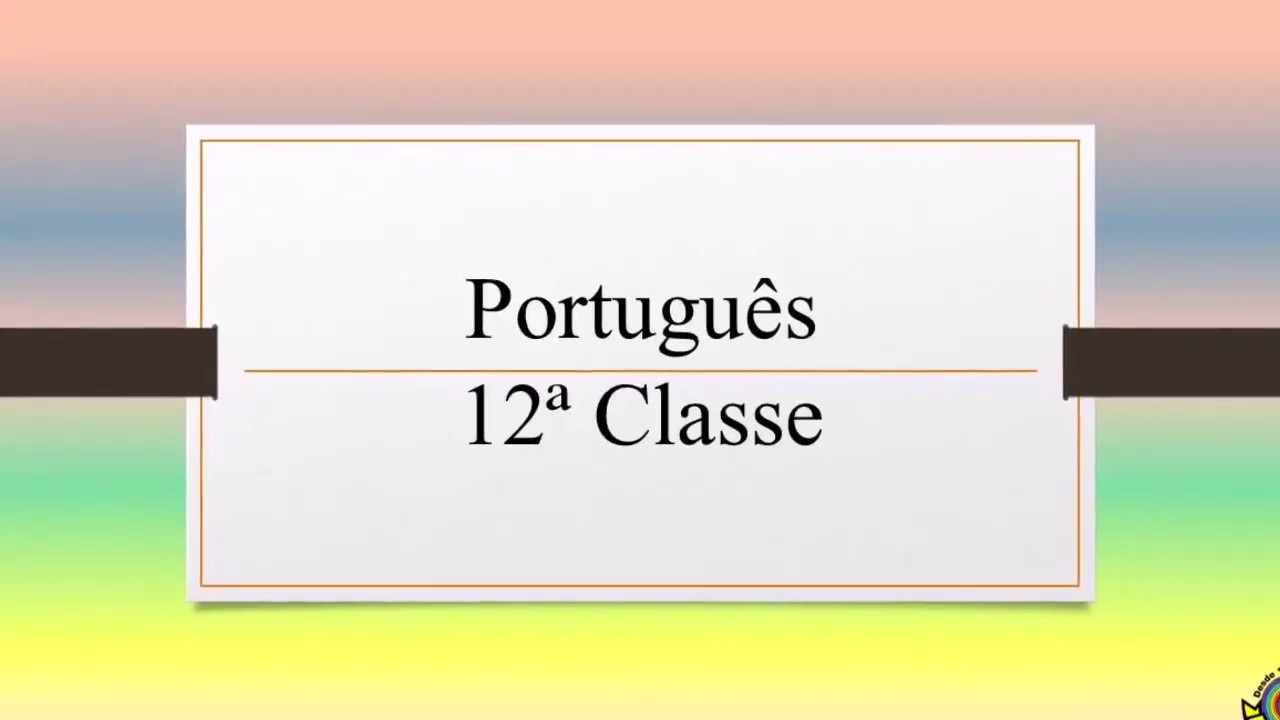 Disciplina de Português - 11ª Classe - Derivação irregular ...
