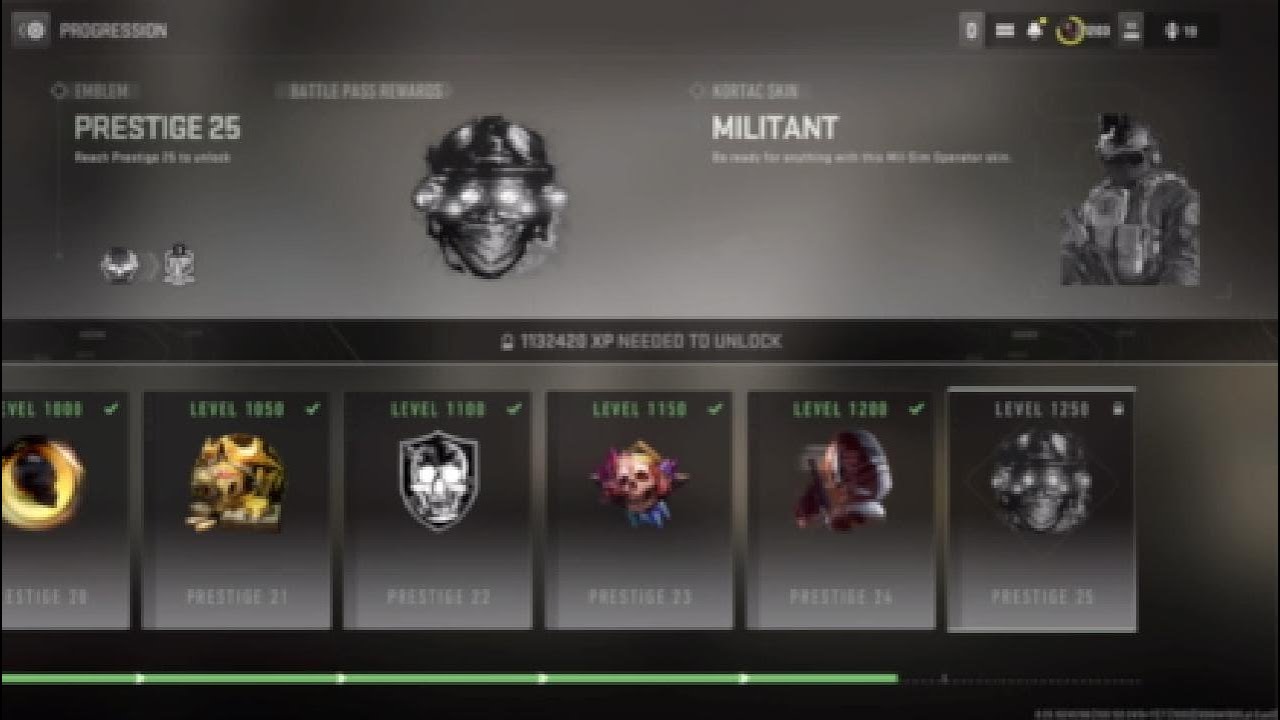 Warzone 2 level 1250 reward - YouTube