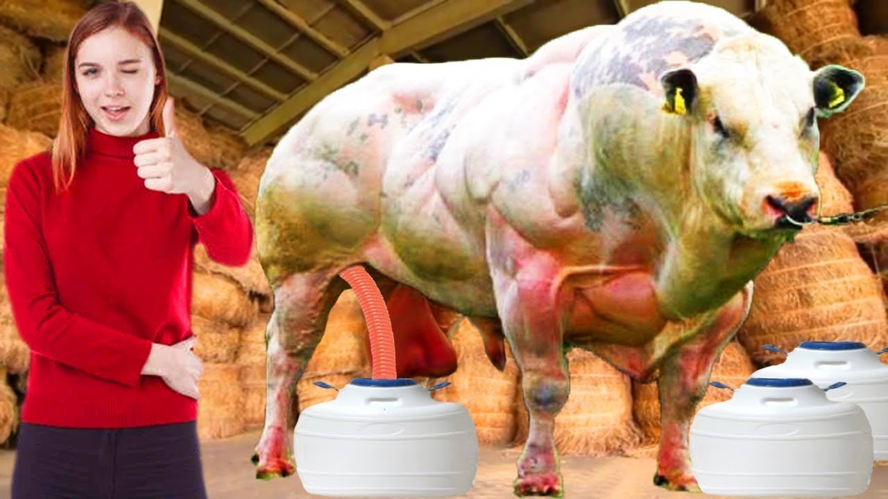 How To Work On The Dairy Farm | Modern Milking Equipment 2023 | Intelligent Care For Small ...