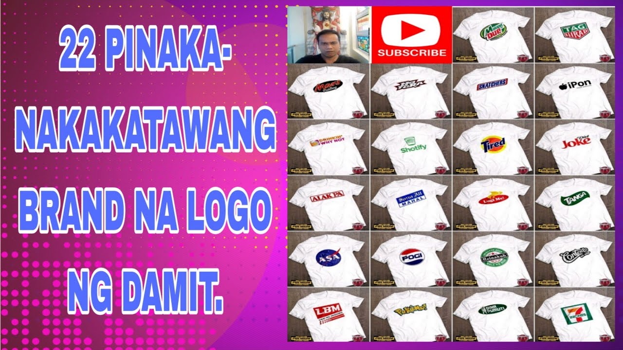 22 PINAKA-NAKAKATAWANG BRAND NA LOGO NG DAMIT. - YouTube